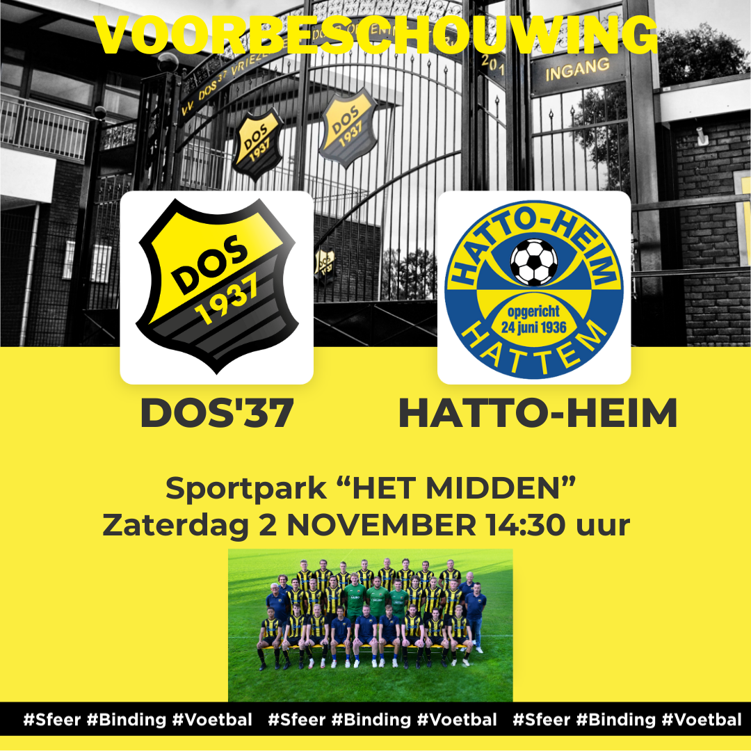 Voorbeschouwing DOS’37 - Hatto Heim | D.O.S.1937
