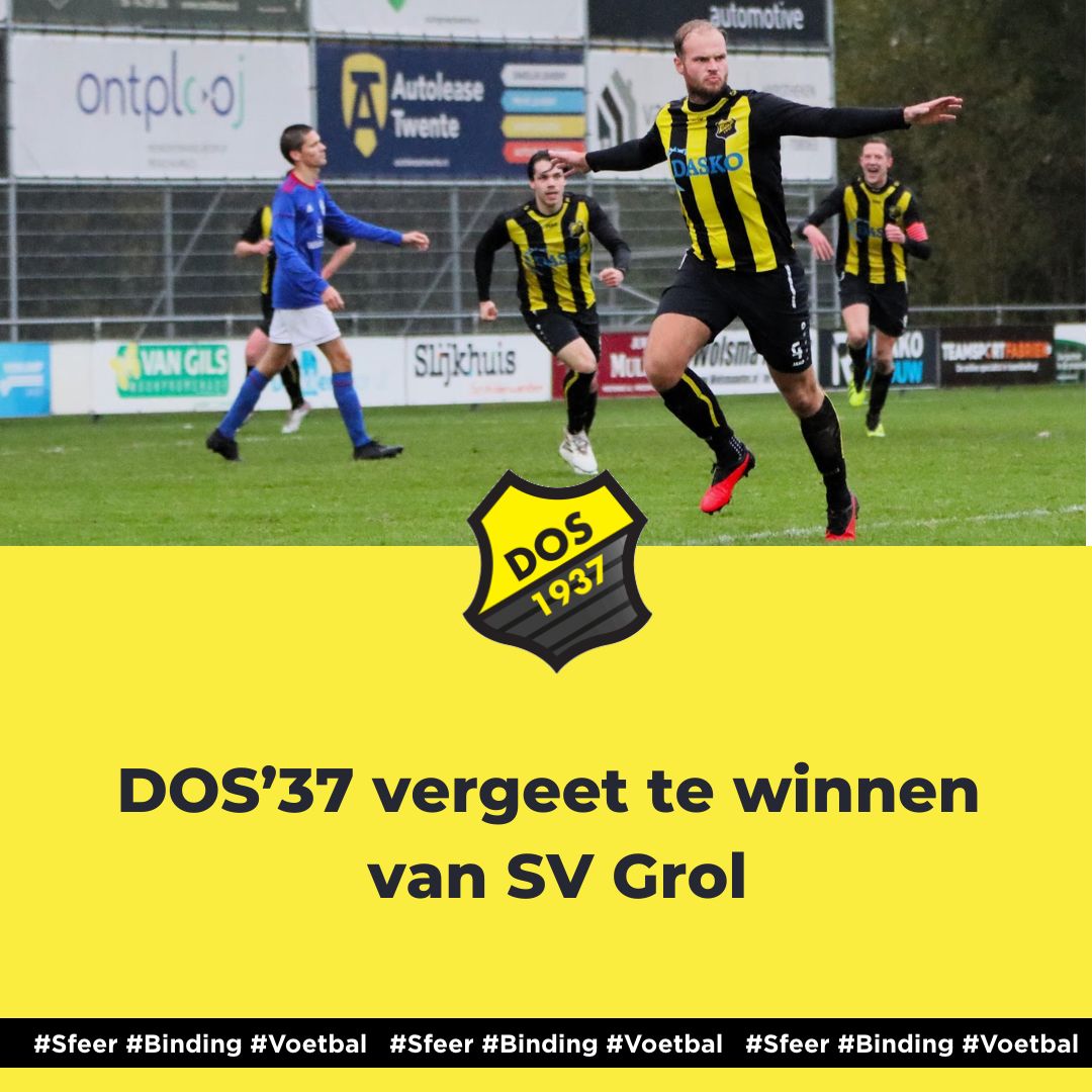 DOS’37 vergeet te winnen van SV Grol | D.O.S.1937